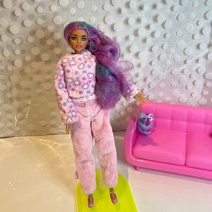 Barbie | Toys | Barbie Cutie Reveal Sloth Theme Doll With Pink Couch ...